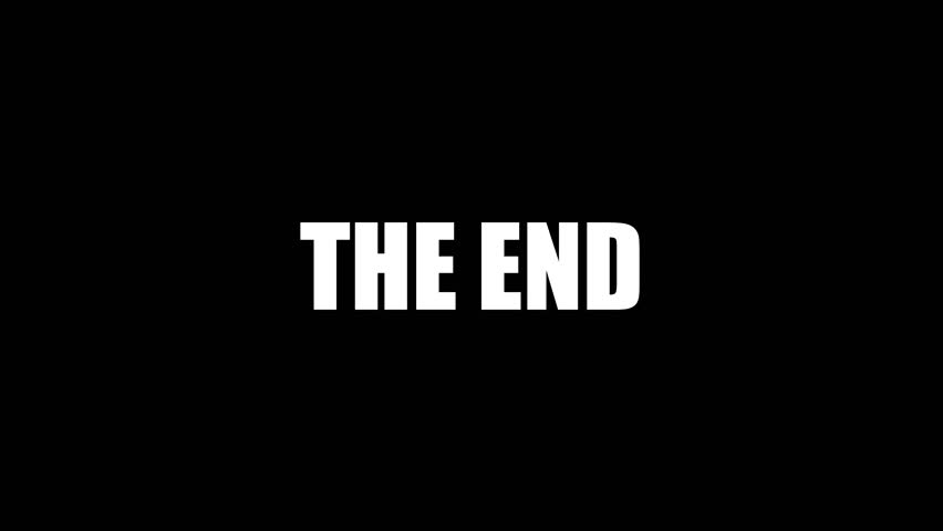 Stock video of the text the end, with distortions | 25940612 | Shutterstock