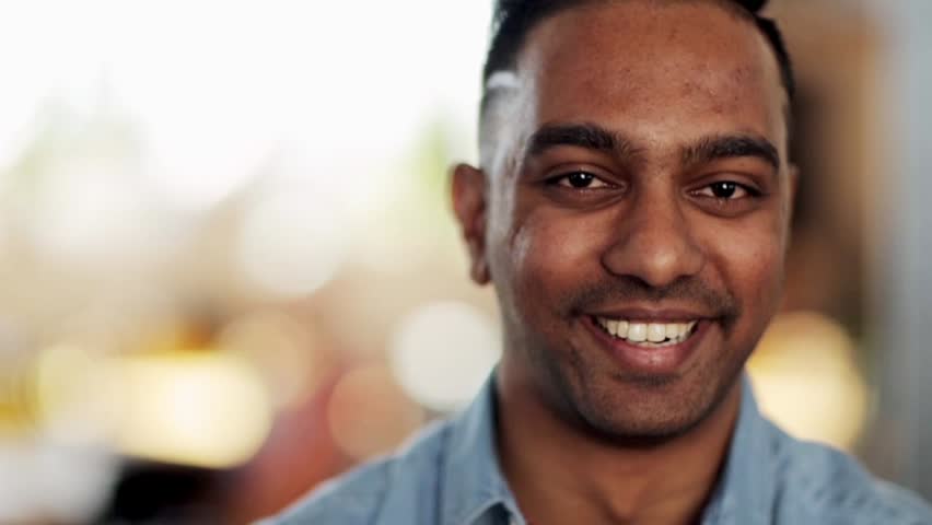 People, Emotion And Facial Expression Concept - Face Of Happy Smiling ...