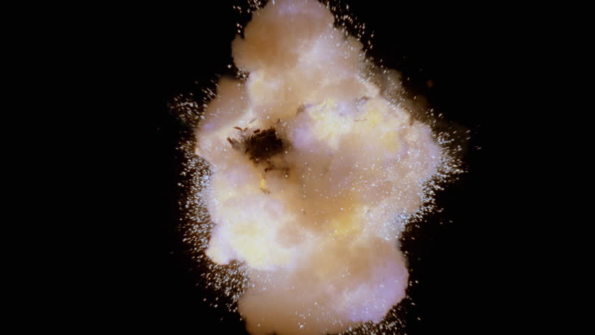 Multiple Explosion with Large Debris Stock Footage Video (100% Royalty ...