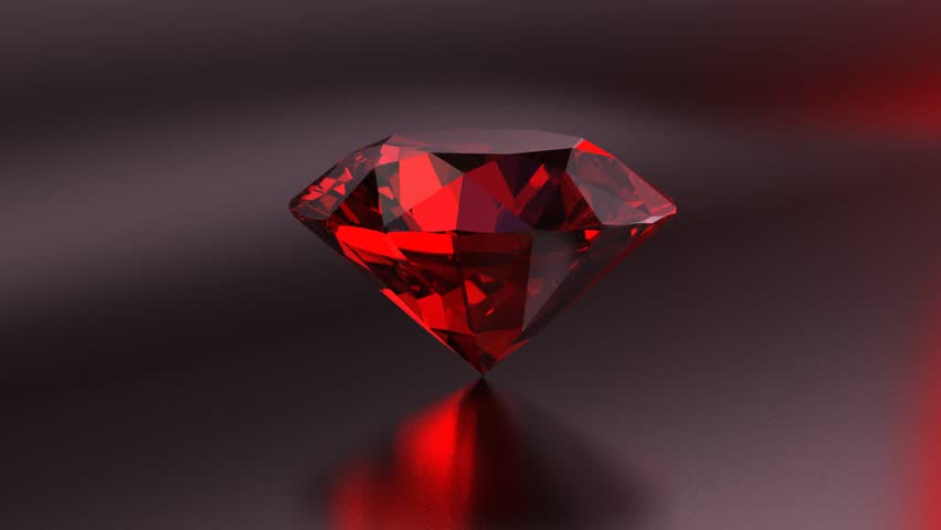 Red Spinning Shiny Diamond - Diamond 02 (HD) - Motion Background In Red ...