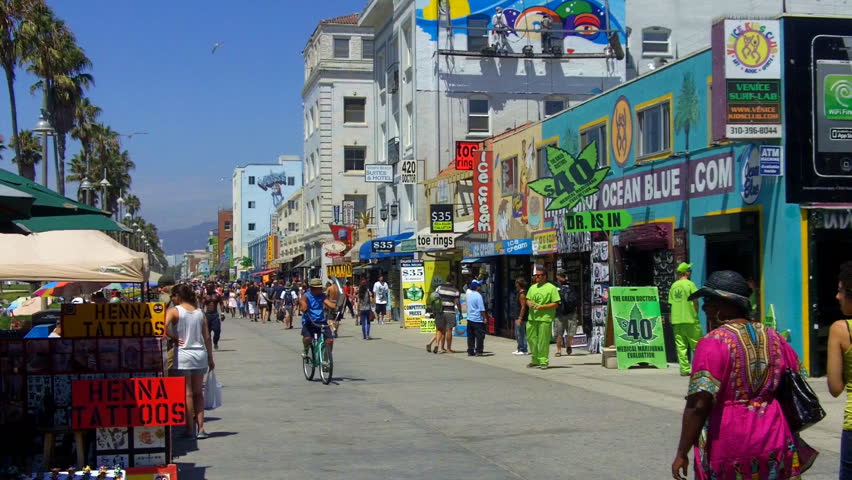 Stock video of venice beach, ca - august 2: | 2758022 | Shutterstock