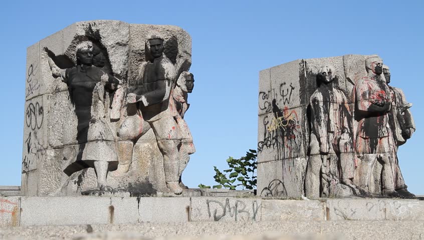 War Monument in Vidin, Bulgaria Stock Footage Video (100% Royalty-free ...