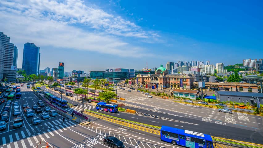 Seoul, South Korea - June Stock Footage Video (100% Royalty-free ...