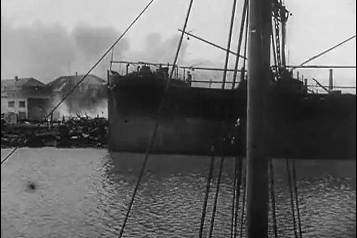 1940s: Footage Of Burning Buildings Among The Wreckage In War-torn ...