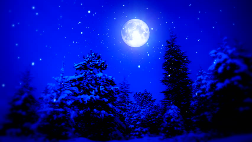 New Year Snow Christmas And Moon ( Series 3 - Version From 1 To 12 ...