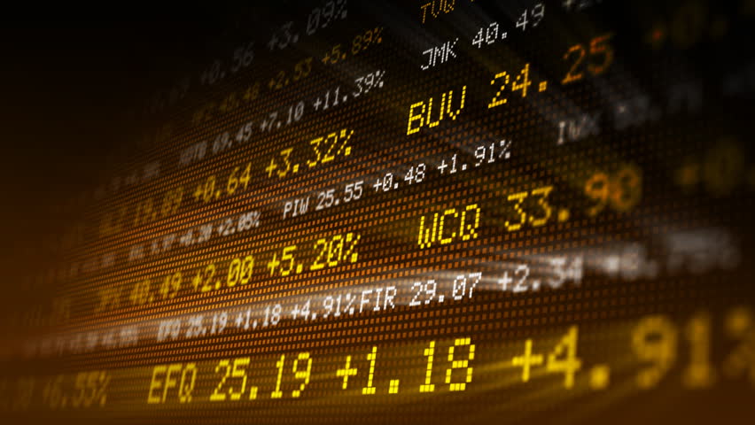 Stock Market LED Ticker Board Stock Footage Video 872272 | Shutterstock