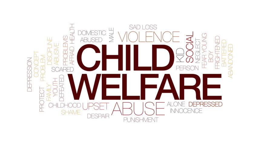 Child Welfare Animated Word Cloud, Stock Footage Video (100% Royalty ...