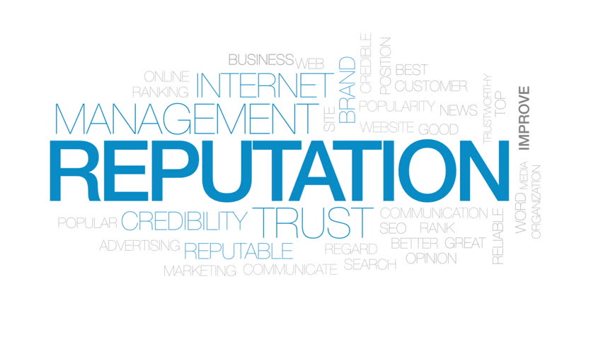 Reputation Animated Word Cloud, Text Design Animation.Kinetic ...