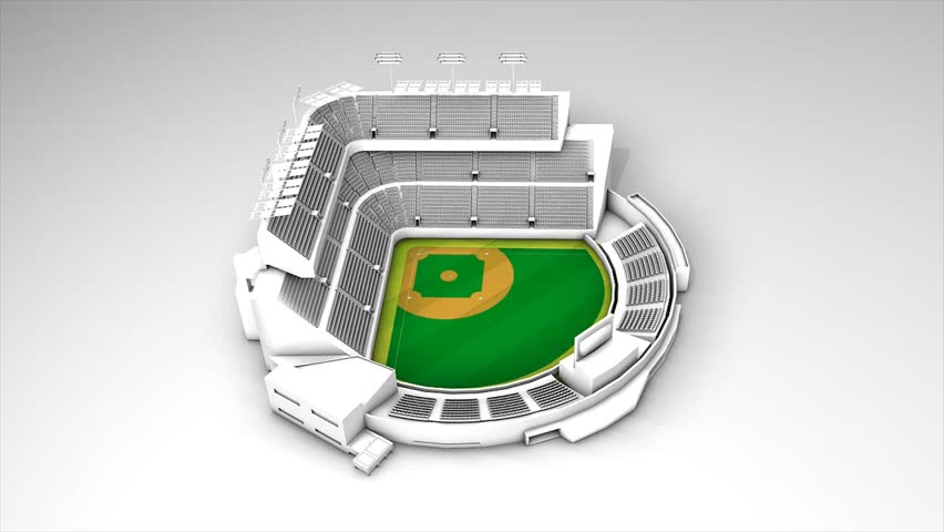 Baseball Stadium, 360 View Animation. Stock Footage Video 2837116 ...