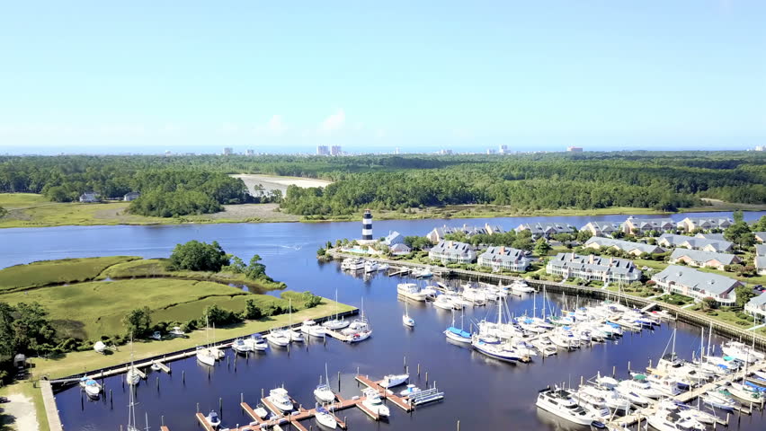 Lighthouse in the Harbor in South Carolina image - Free stock photo ...