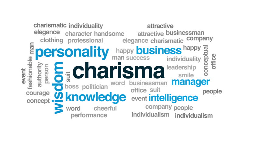 Charisma Animated Word Cloud, Text Stock Footage Video (100% Royalty ...