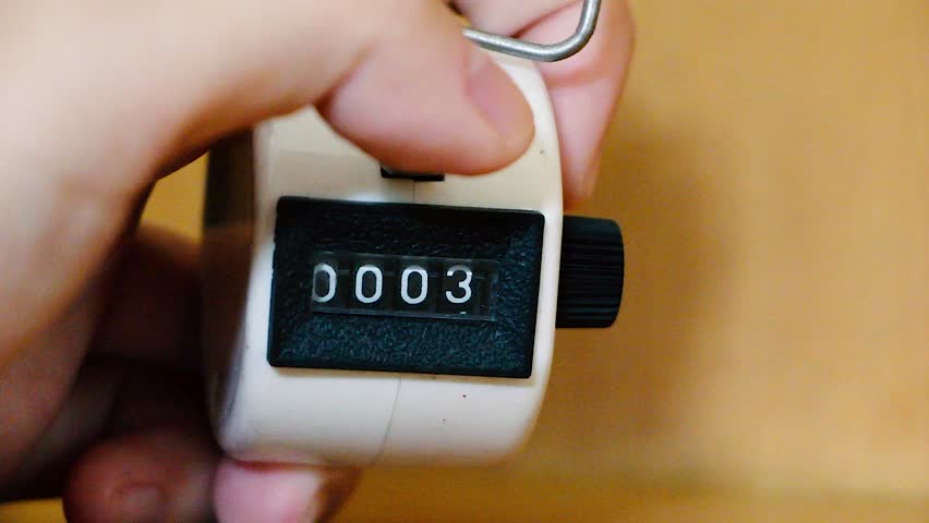 Hand Held Tally Counter, Counter Clicker, Counting Machine Stock ...