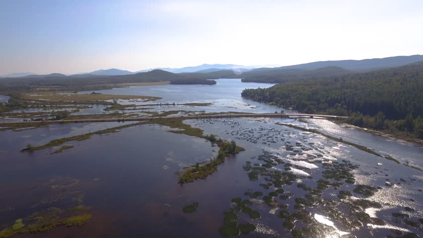 Tupper Lake View in the Adirondack Mountains, New York image - Free ...