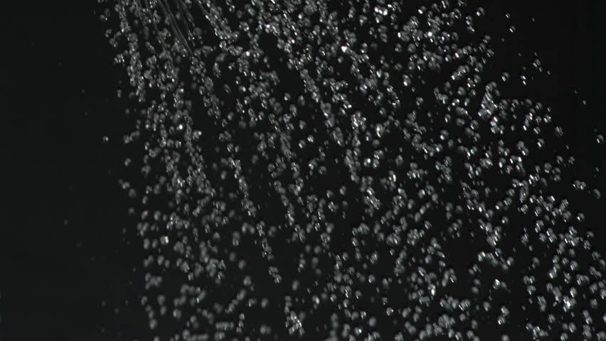 Particle Animation Of Ocean With Wind And Waves. Particles Floating On ...