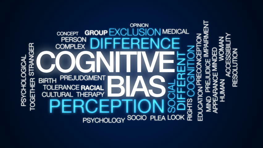 Cognitive Bias Animated Word Cloud, Stock Footage Video (100% Royalty ...