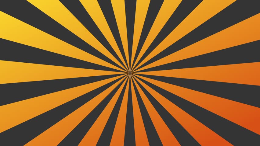 A Seamless Looping Black And Orange Pinwheel Background Stock Footage ...