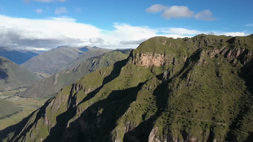 Andes landscapes with mountains, sky, and clouds in Peru image - Free ...