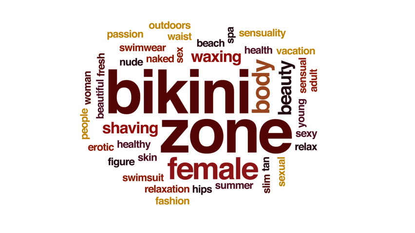 Bikini Zone Animated Word Cloud, Stock Footage Video (100% Royalty-free ...