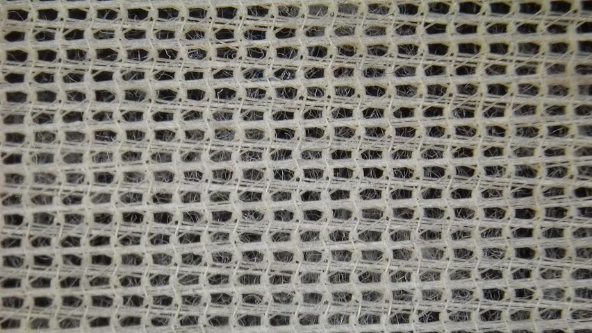 Microscopic View Of Clothes Dryer Lint Filter With Lint Cotton Fibers ...
