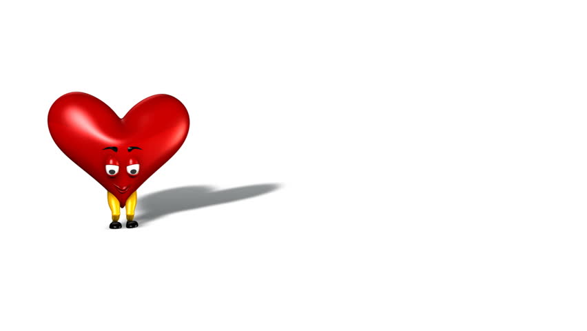 Stock video of merry heart - heart character animation | 314272 ...