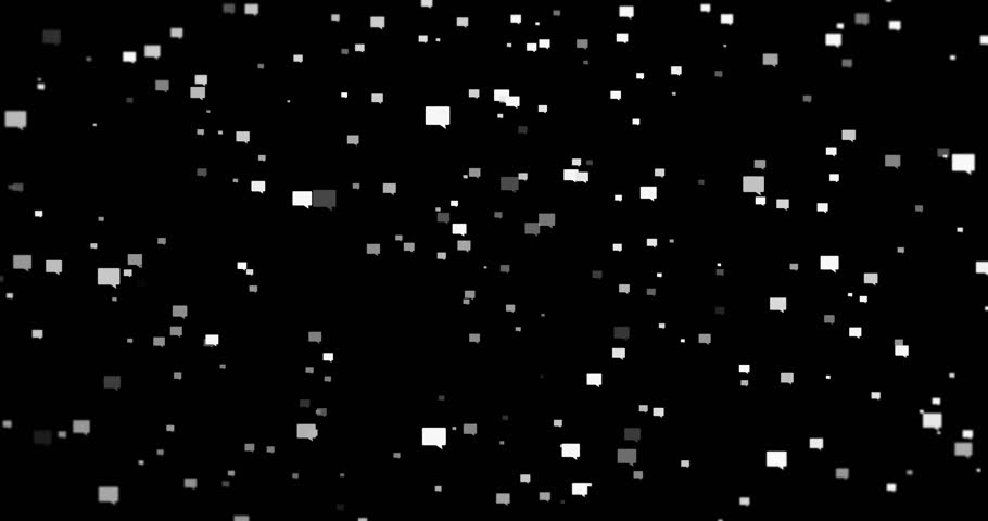 15 Secs Of Blue To White Square Pixel Particles Floating In A Slow ...