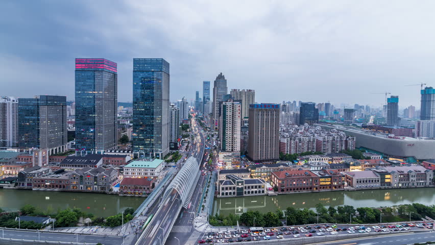 Cityscape view of Wuhan from the tower image - Free stock photo ...