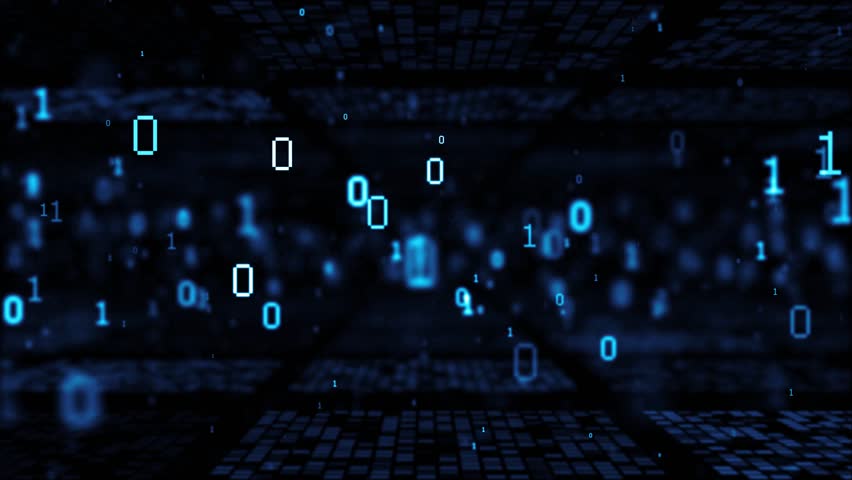 Animated Computer Binary Bits And Bytes Numbers Particles Loop Able. 3D ... Animated Computer Binary Bits And Bytes Numbers Particles Loop Able. 3D ...