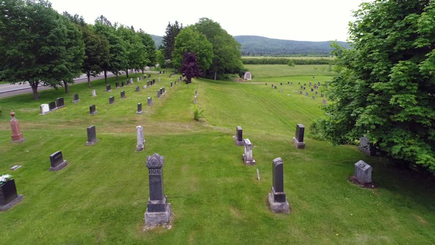 Graveyard with crosses as grave markers image - Free stock photo ...