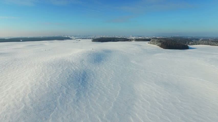 Stock video of 4k. flight above snow fields in | 32339062 | Shutterstock