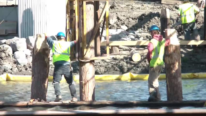 People working on Dam construction project image - Free stock photo ...