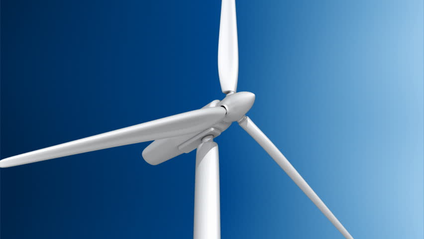 Wind Turbine - Seamless Animation Stock Footage Video (100% Royalty ...