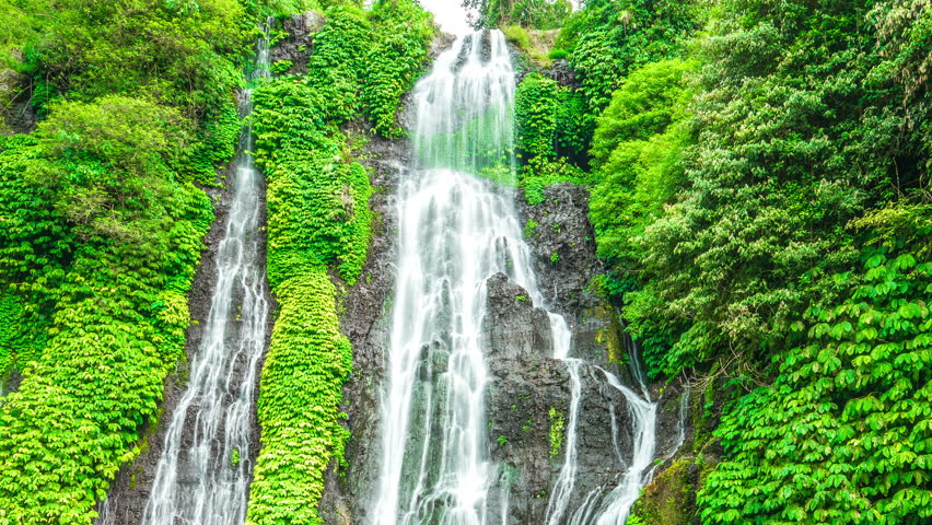 Waterfalls At Santa Rosa De Cabal, Colombia. Epic Waterfall Background ...