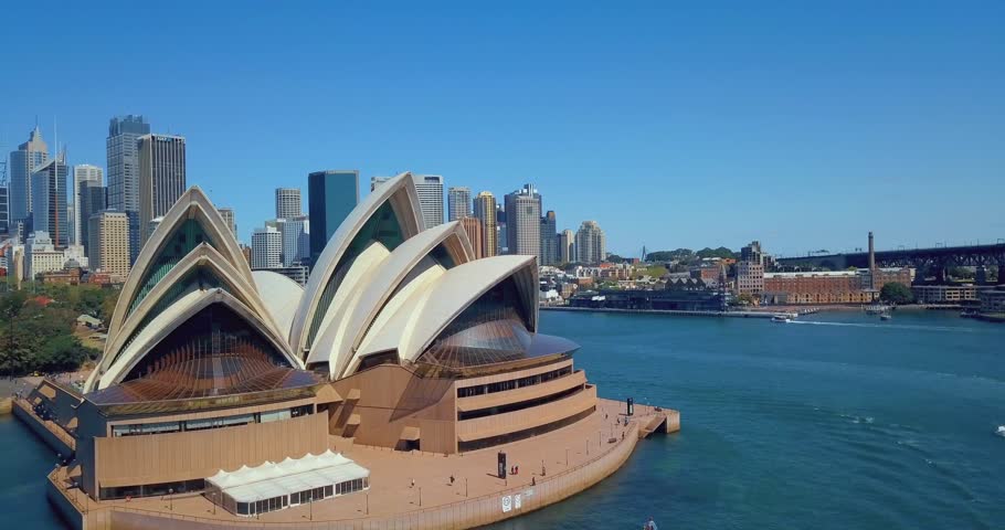 Sydney Opera House Panoramic View On August 19, 2017 In Sydney ...