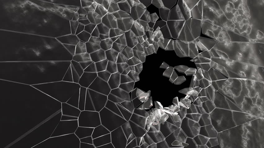 Shattered Ice or Glass with Stock Footage Video (100% Royalty-free ...