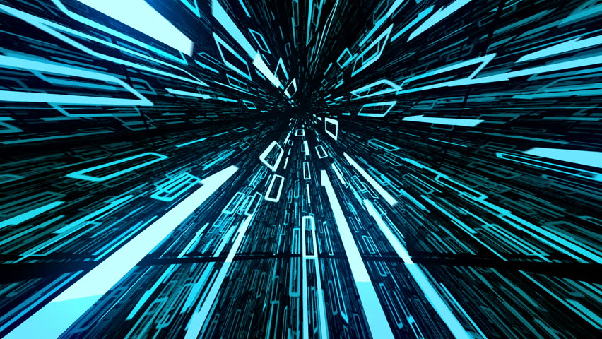 Binary Code. Frame Full Of Changing Ones And Zeros. Loops. Stock ...