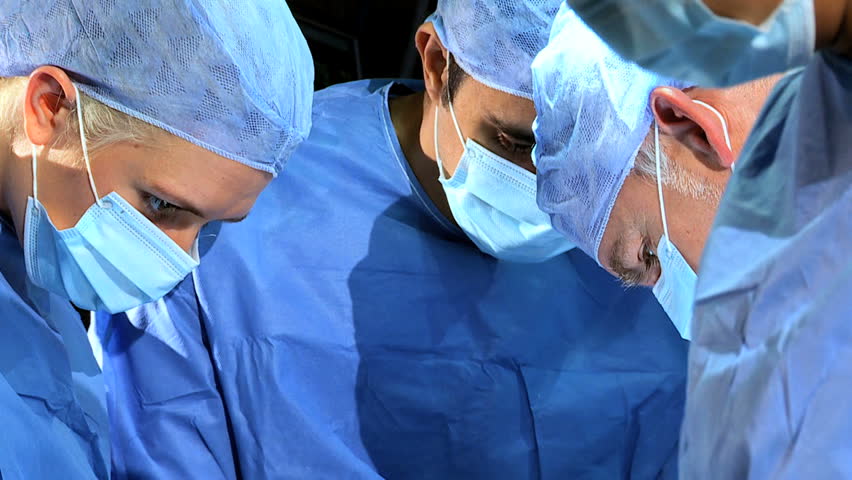 Stock video of medical students in training assisting surgeon | 3810602 ...