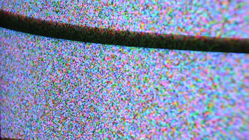 Static On A Color Bar Test Pattern On TV Stock Footage Video 298495 ...