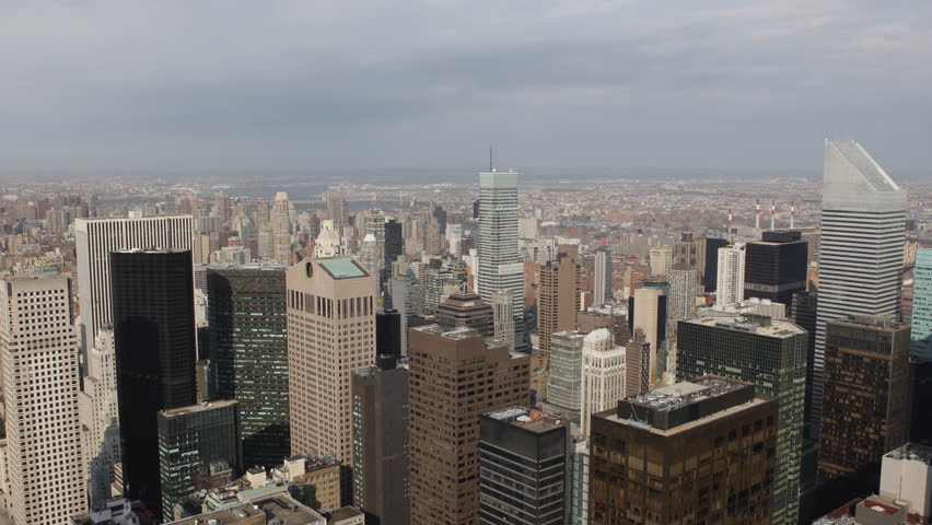 NEW YORK CITY - January 2017: Daytime Establishing Shot IBM ...