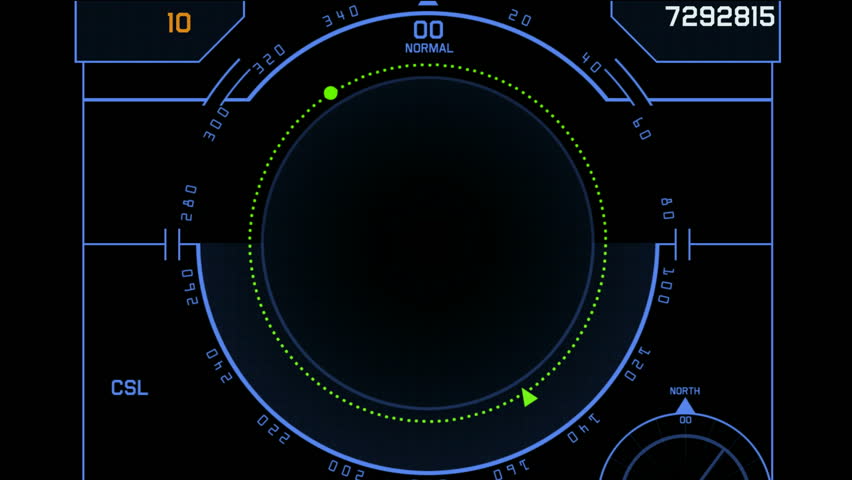 Stock video of aviation radar gps navigation screen display,center ...