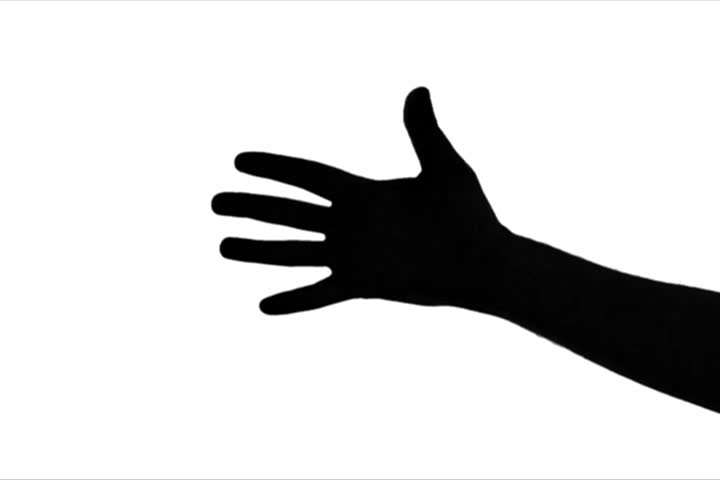 Young Adult Woman Takes Hand Off Camera Against Green Screen Chroma ...