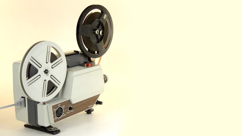An Antique Super 8 Projector Stock Footage Video (100% Royalty-free ...