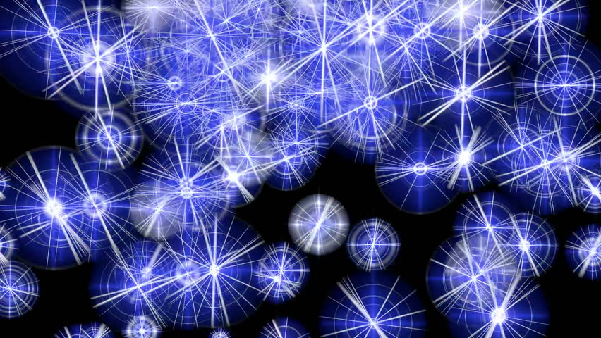 Flying Blue Particles Animation Stock Footage Video (100% Royalty-free ...