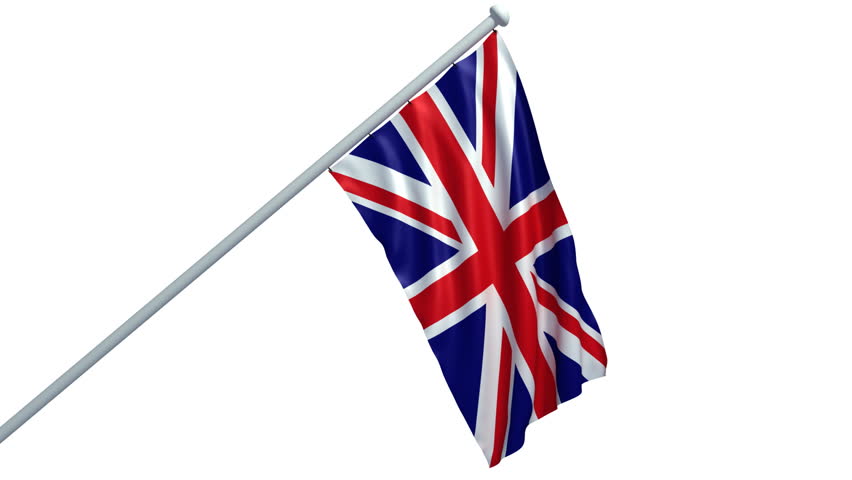 Stock video of 3d animation of union jack | 429442 | Shutterstock