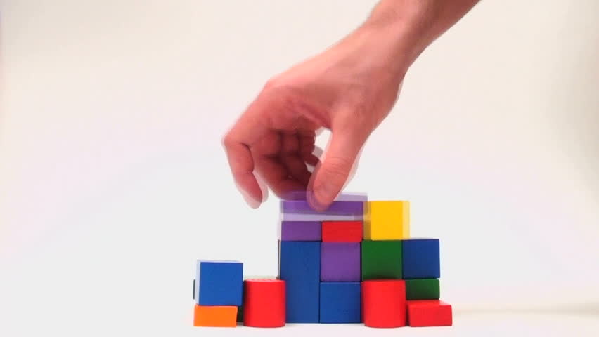 Stock video of house with building blocks - hd | 429772 | Shutterstock