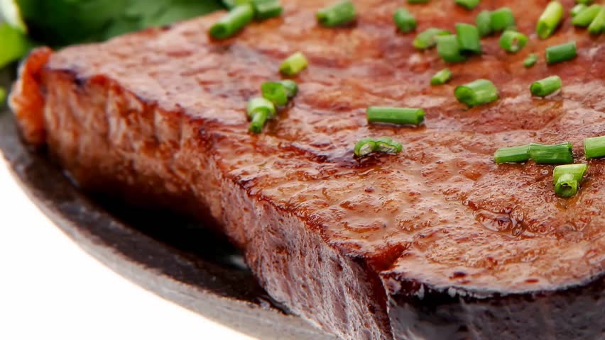 Fresh Grilled Red Meat with Stock Footage Video (100% Royalty-free ...