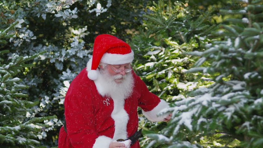 Slow Motion, Santa Claus Dancing Stock Footage Video (100% Royalty-free ...