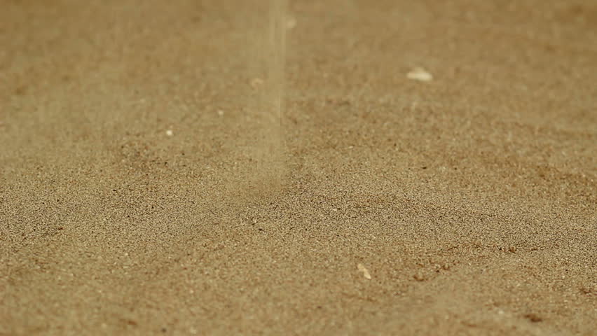 Sand Falling On the Ground Stock Footage Video (100% Royalty-free ...
