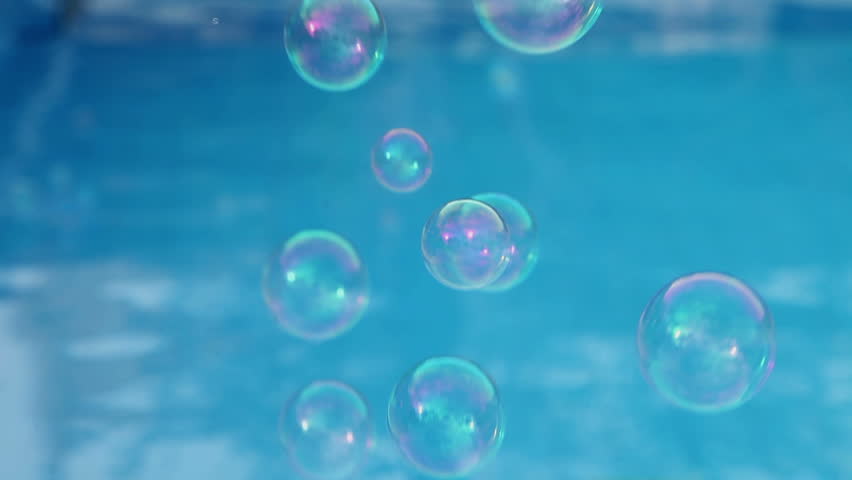Falling Down Soap Bubbles at Stock Footage Video (100% Royalty-free ...