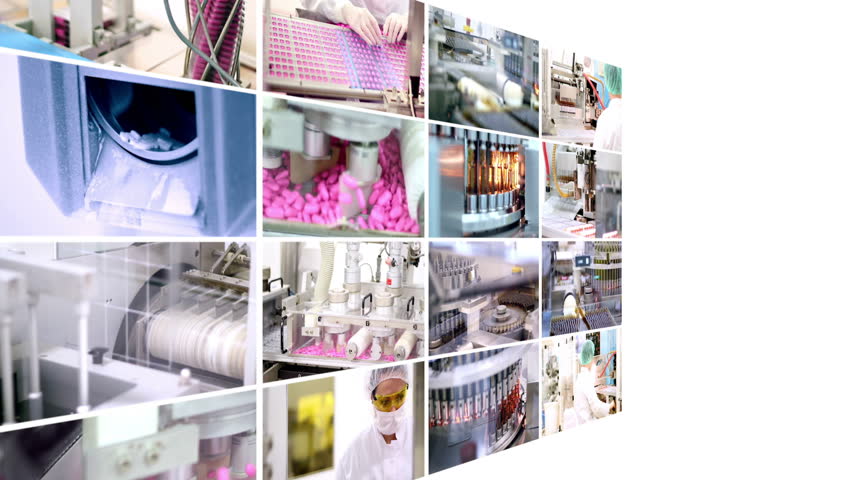 Medicine Production.Pharmaceutical Technology. Industrial Equipment ...