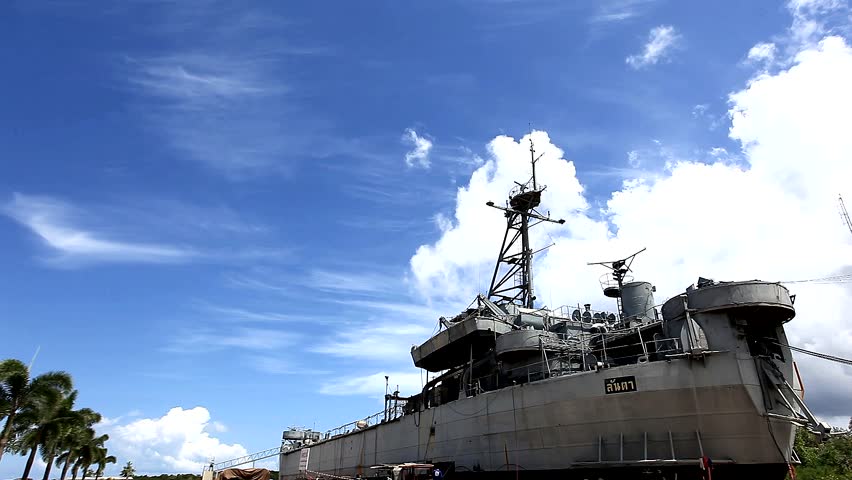 Ship and Cloud Timelapse Stock Footage Video (100% Royalty-free ...